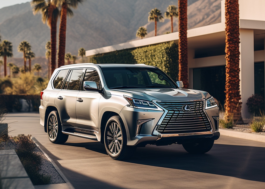 胖叔租车，华人租车，美国租车，车辆介绍 - 雷克萨斯 Lexus LX600 2023